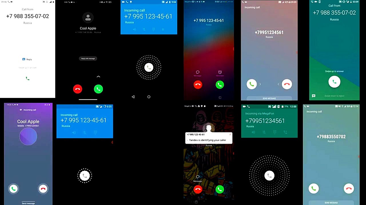 Screen recorder mix#160 / Incoming calls - YouTube