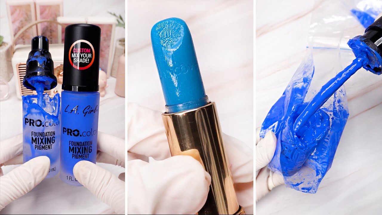 Satisfying Makeup Repair #88 | ASMR Repair Broken L.A Girl Foundation ...