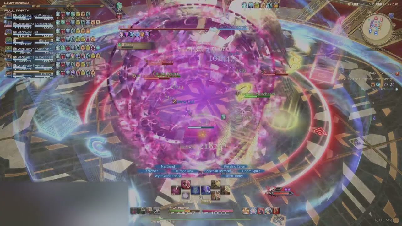 FFXIV: P11S - 0.1% Enrage - YouTube