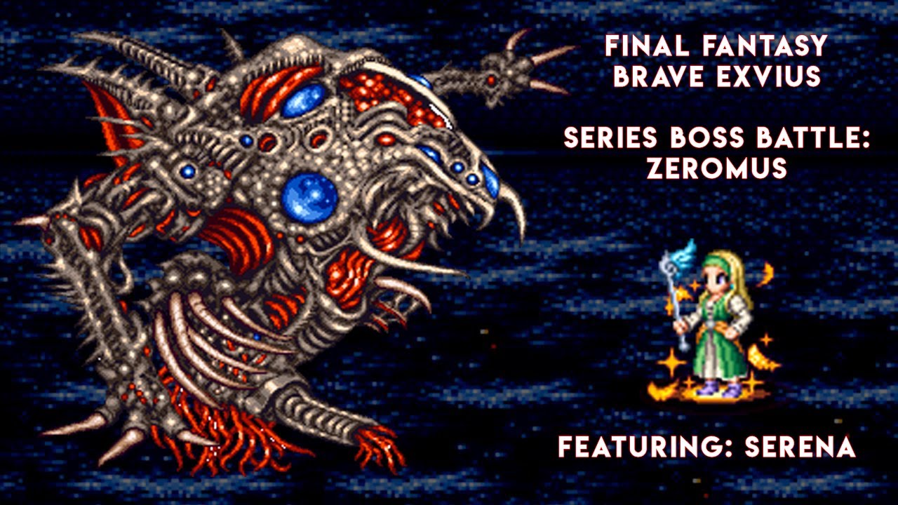 Final Fantasy Brave Exvius (Japan) Series Boss Battle: ゼロムス (Zeromus ...