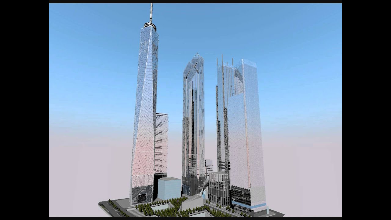 New World Trade Center Animations PART 1 - YouTube