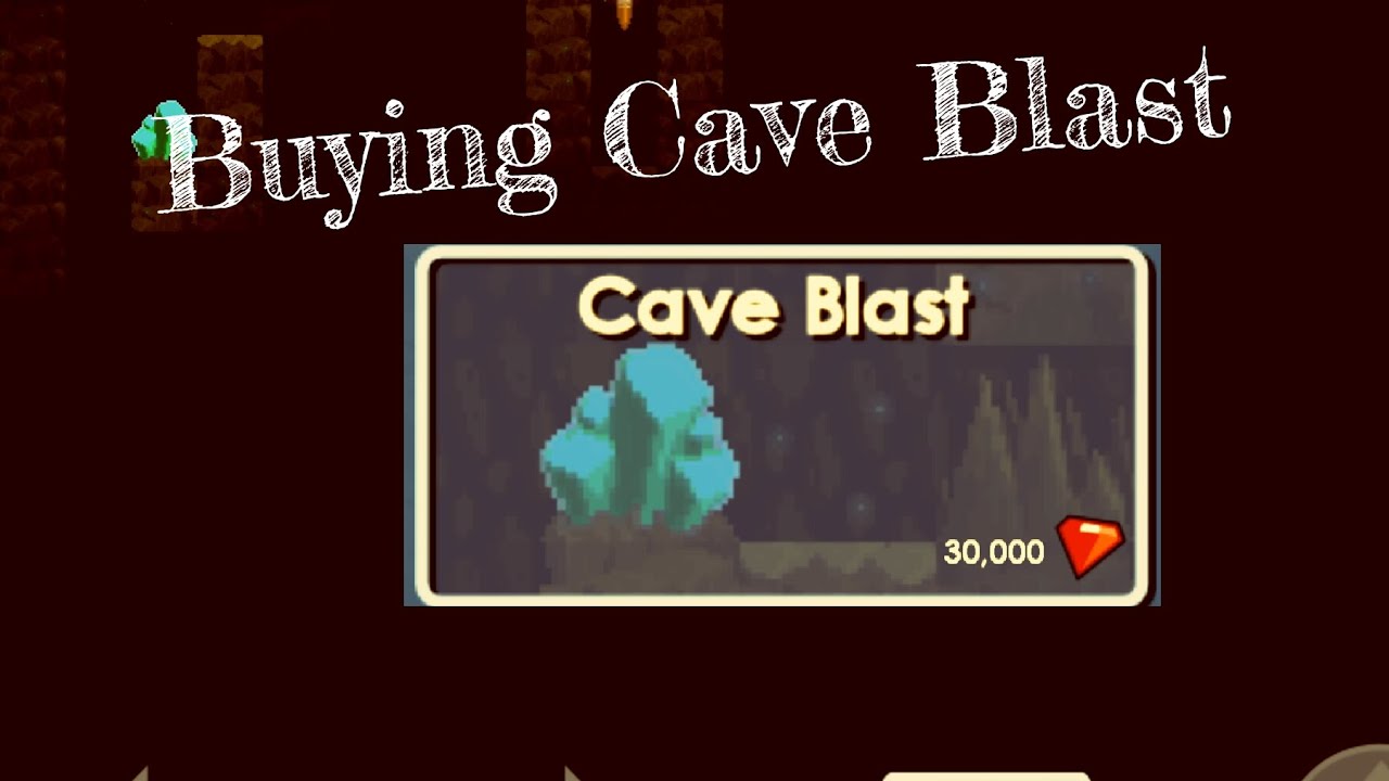 Growtopia Buying cave blast - YouTube
