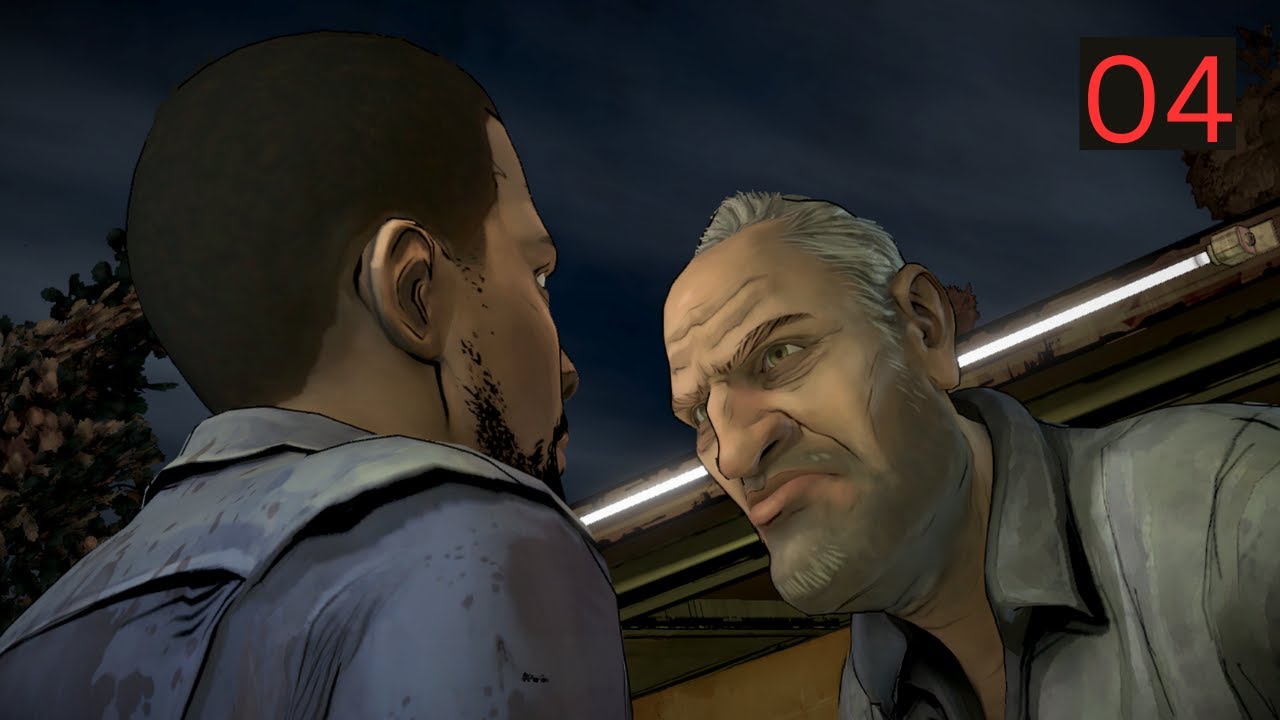 Telltale: The Walking dead Season 1 End of episode 1 part 4: Lee vs ...
