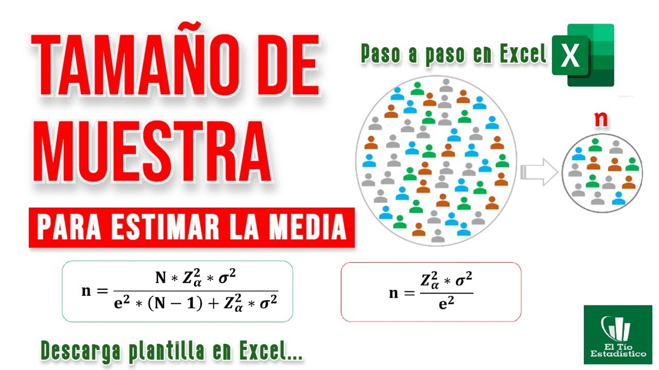 C mo Calcular El Tama o De Muestra Para Estimar La Media Gu a Paso A
