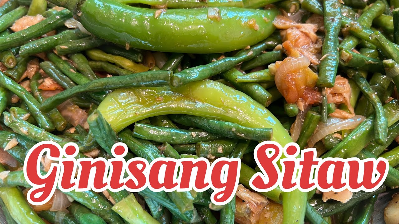 How to cook string beans or SITAW. - YouTube
