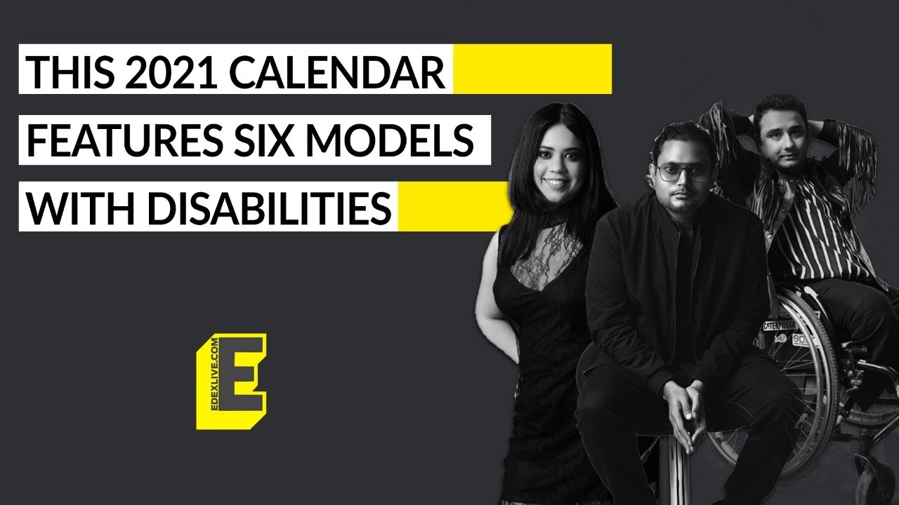 This 2021 calendar features six models with disabilities - YouTube