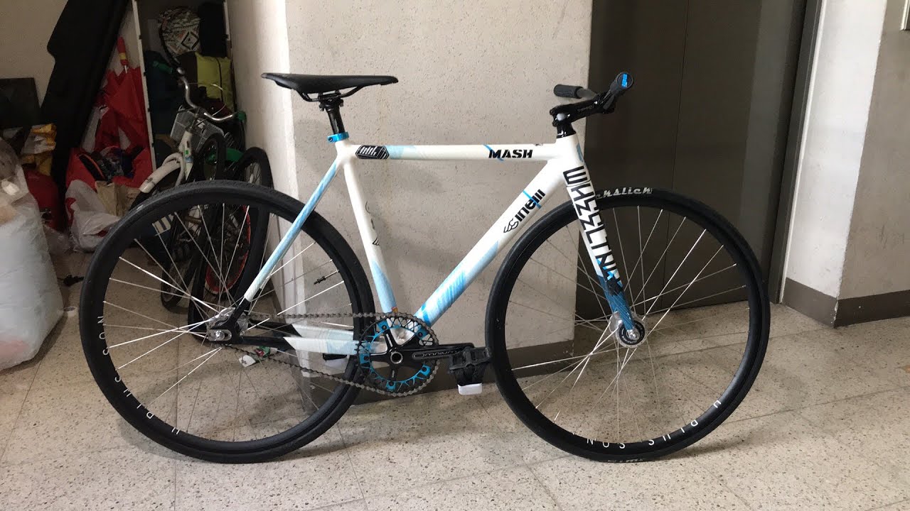 치넬리 페럴랙스 픽시트릭 cinelli fixed bike trick - YouTube