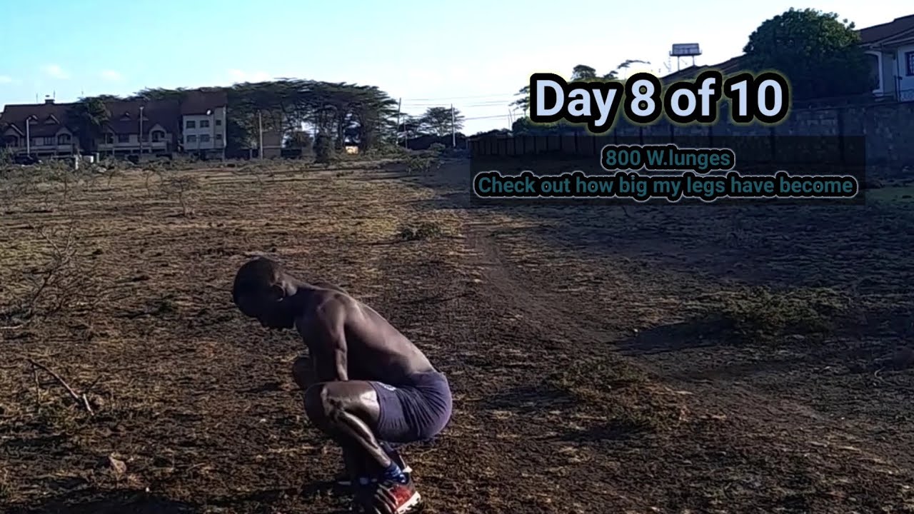 most effective leg workout. Day 8/10 (800w.lunges?) - YouTube