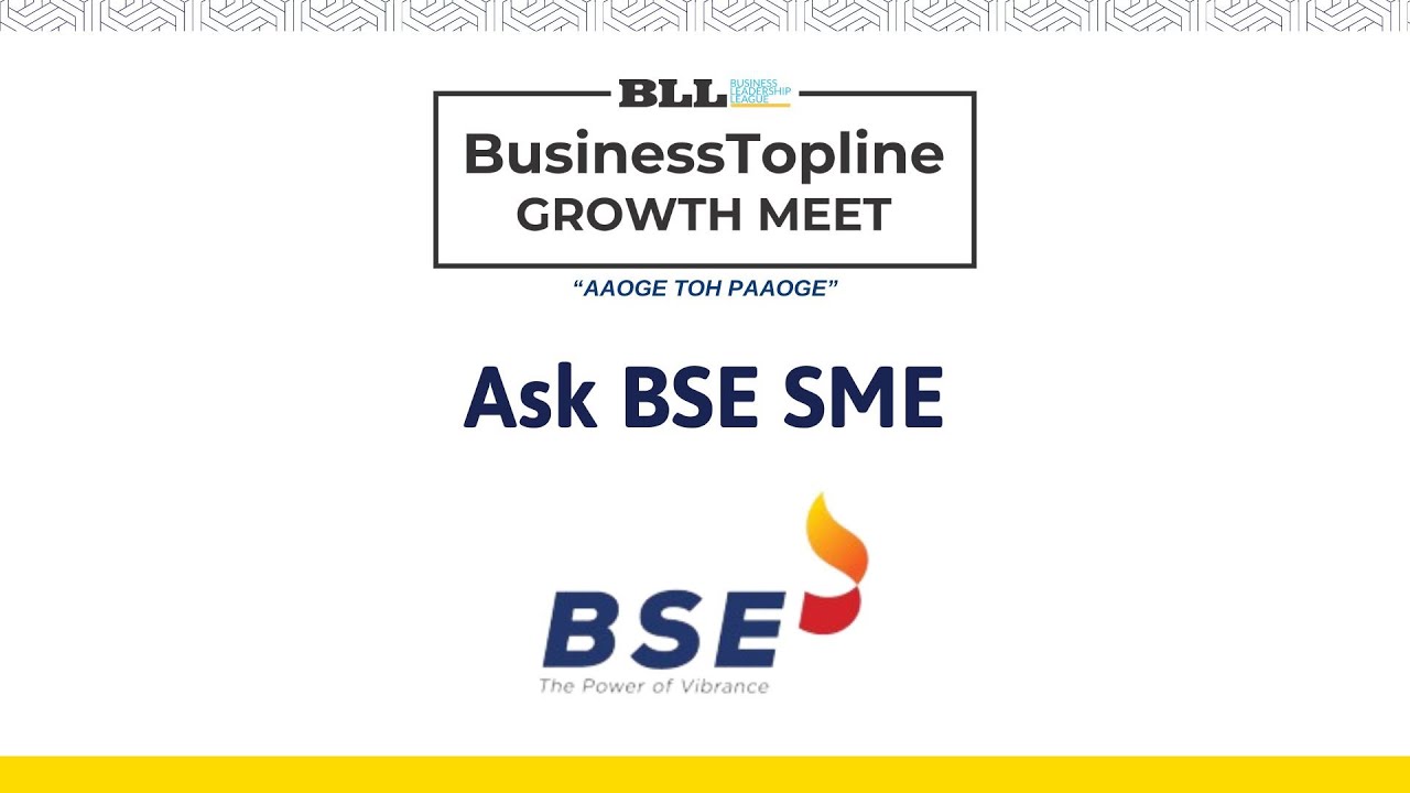 Ask BSE SME Session With Mr. Ajay Thakur, Head of BSE SME & Startup ...
