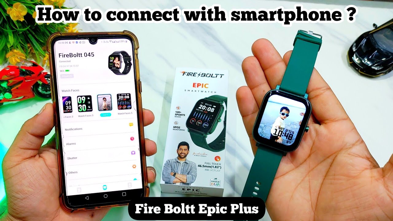 how to connect Fire boltt epic plus smartwatch to phone - YouTube