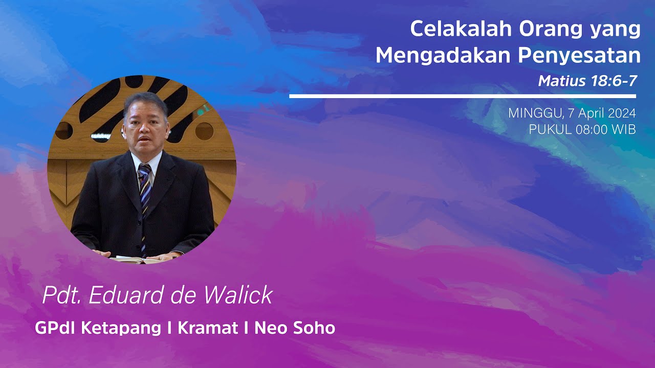Ibadah Online Gereja Pantekosta di Indonesia - 7 April 2024 || GPdI Neo ...