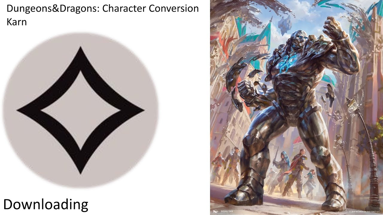 D&D Character Conversion: Karn, The Silver Golem (Magic: The Gathering ...