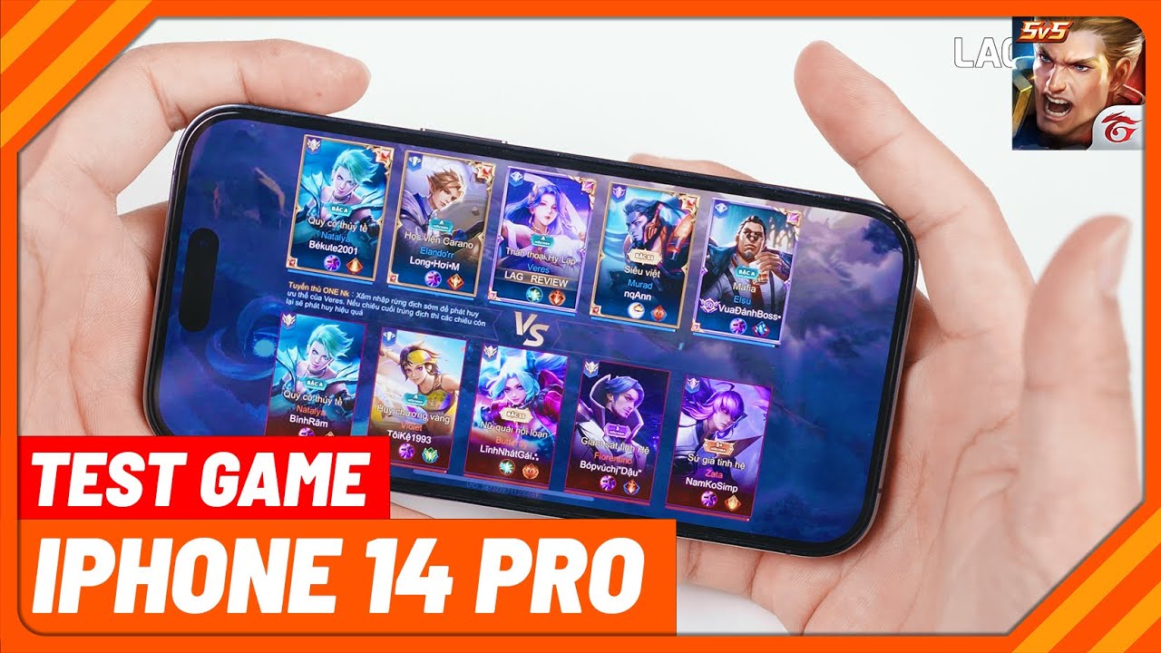 iPhone 14 Pro Gaming Test Arena Of Valor Max Settings Apple A16 Bionic ...