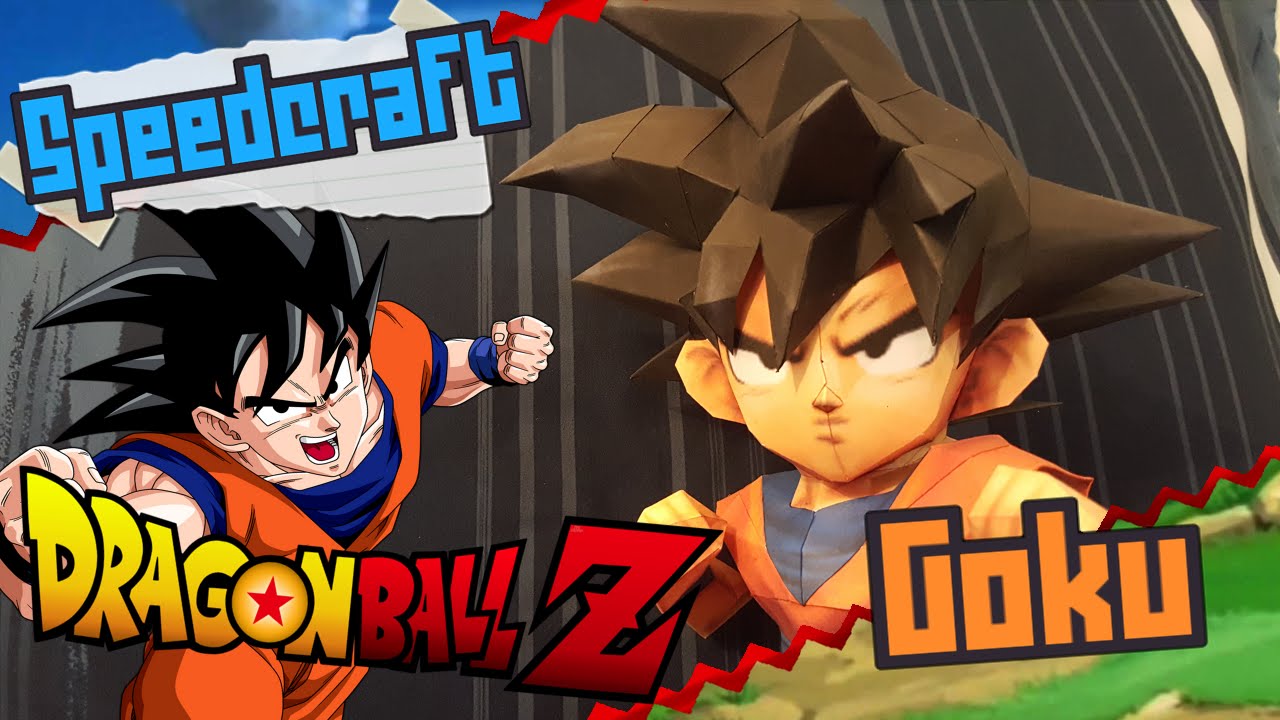 Dragon Ball Z Papercraft ~ Goku ~ - YouTube