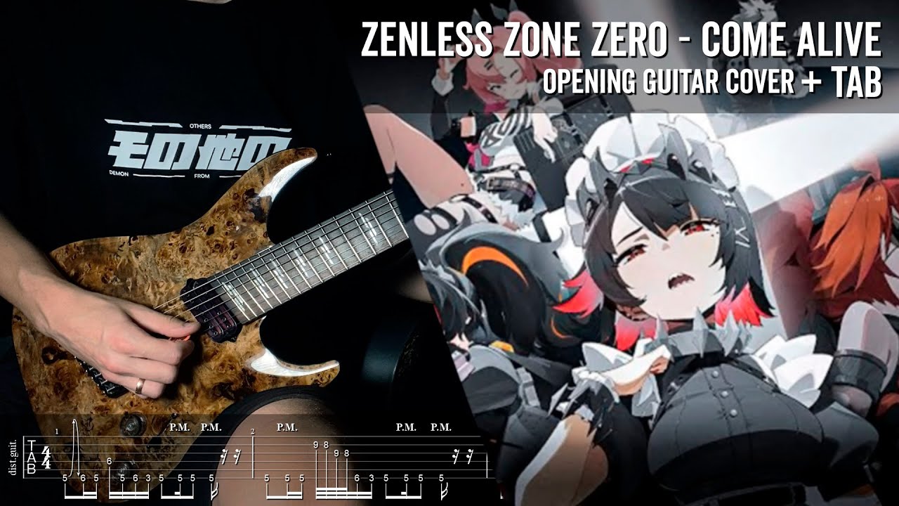 Opening Zenless Zone Zero - Come Alive (Breakdown Guitar Cover With ...