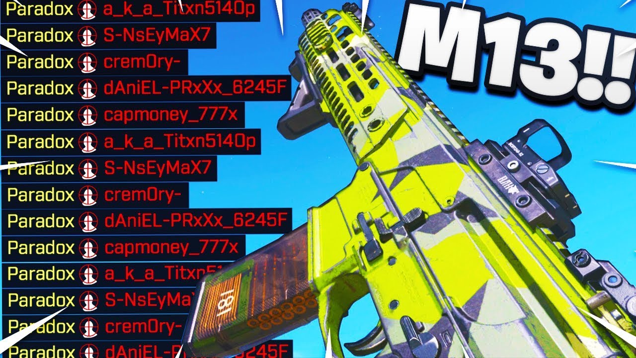 NO RECOIL " M13 " CLASS ON MODERN WARFARE - BEST M13 CLASS SETUP ...
