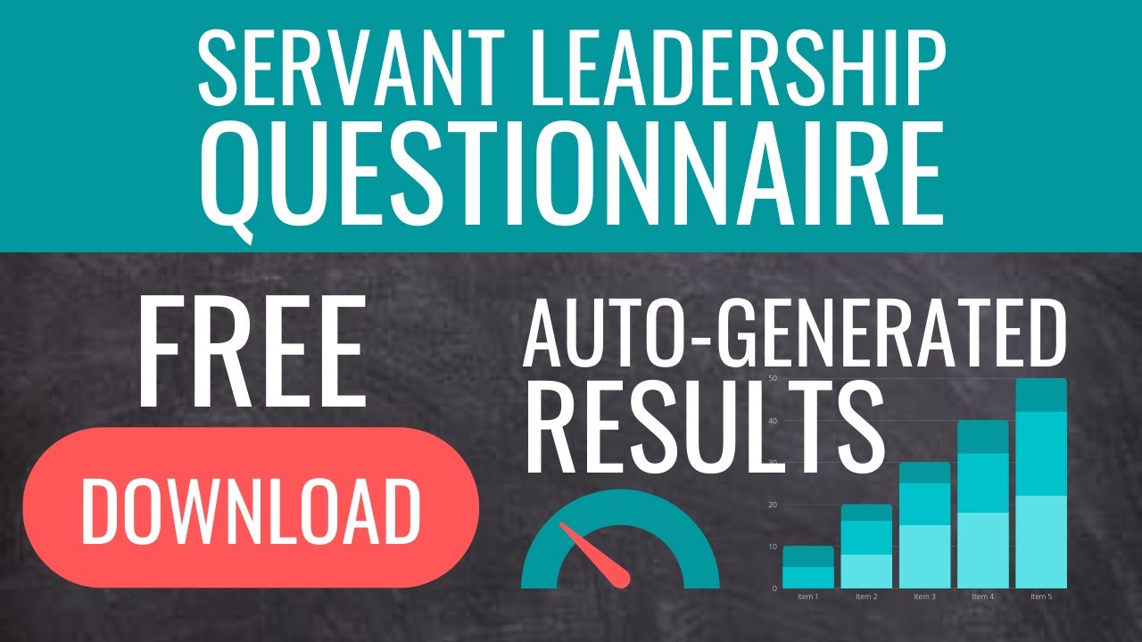 FREE Servant Leadership Questionnaire (SLQ) [DOWNLOAD] - YouTube