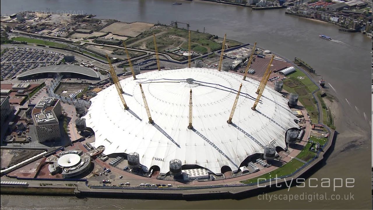 02 Arena - Aerial HD Footage - YouTube