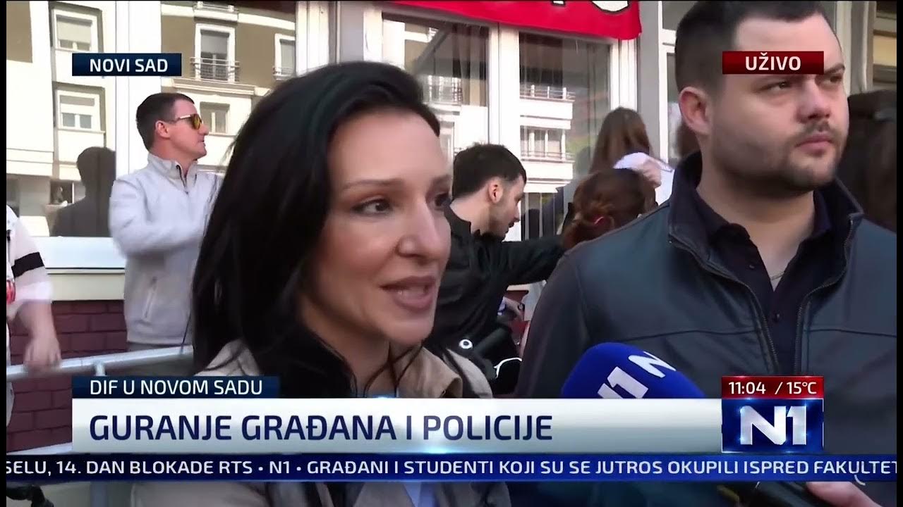Tepić ispred DIF-a: Dve studentkinje povređene zbog prekomerne upotrebe sile policije - YouTube