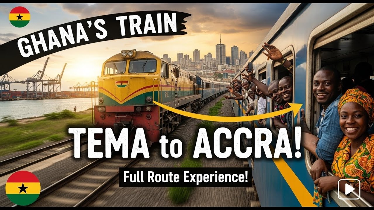 Do Trains Work In Ghana? Let's Explore! Tema To Accra Route - YouTube