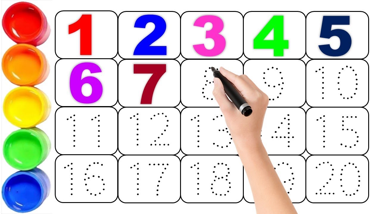 One two three, 1 to 100 counting, ABC, ABCD, 123, 123 Numbers, learn to ...