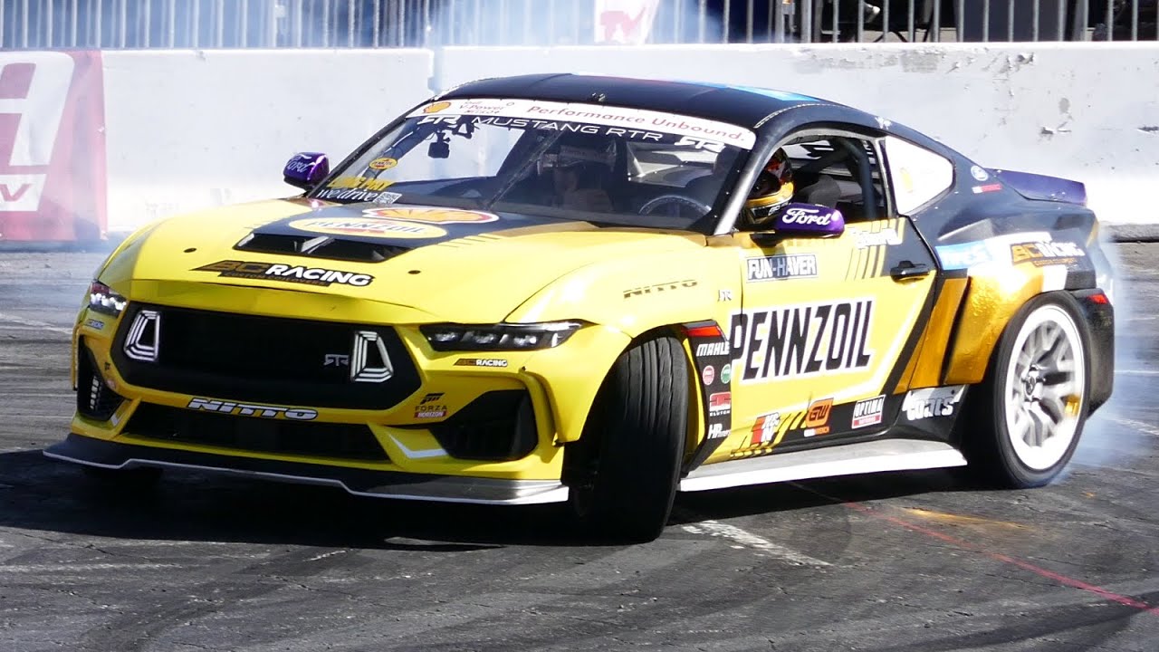 Pennzoil Ford Mustang Drifting Shell Performance Unbound Optima Village ...