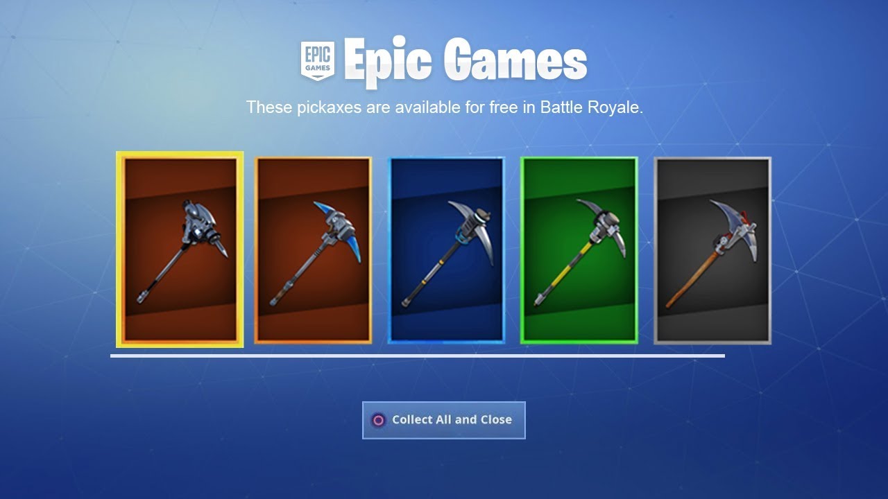 HOW TO GET FREE PICKAXES IN FORTNITE BATTLE ROYALE! *NEW* - YouTube