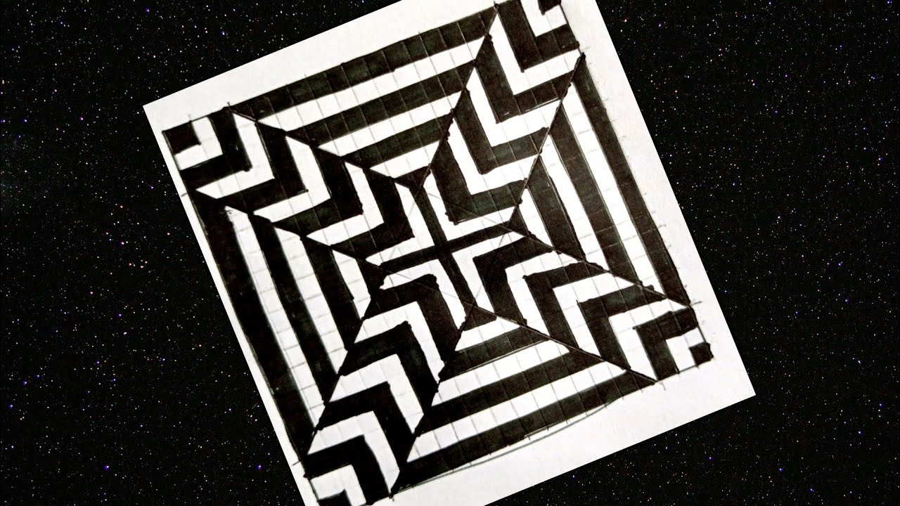 Anamorphic optical illusion tutorial step by step//art with ador #art # ...