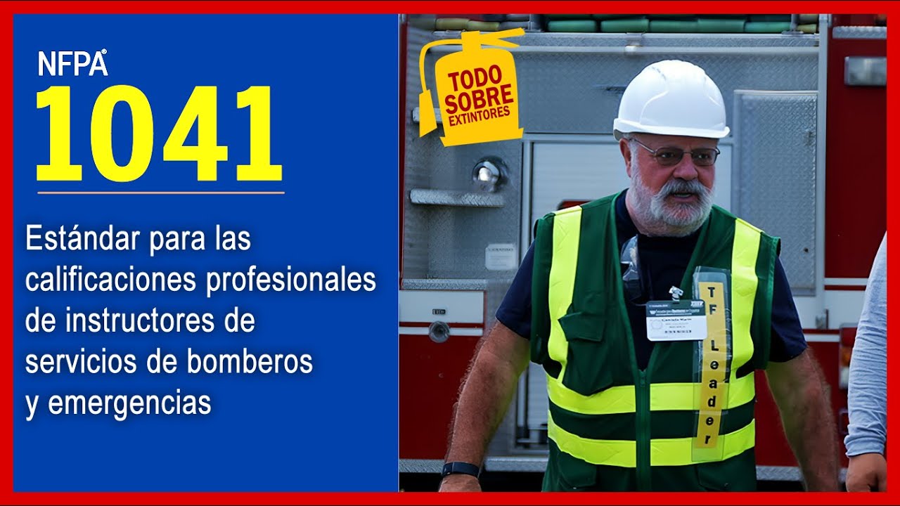 NFPA 1041 Calificaciones profesionales de instructores de servicios de ...