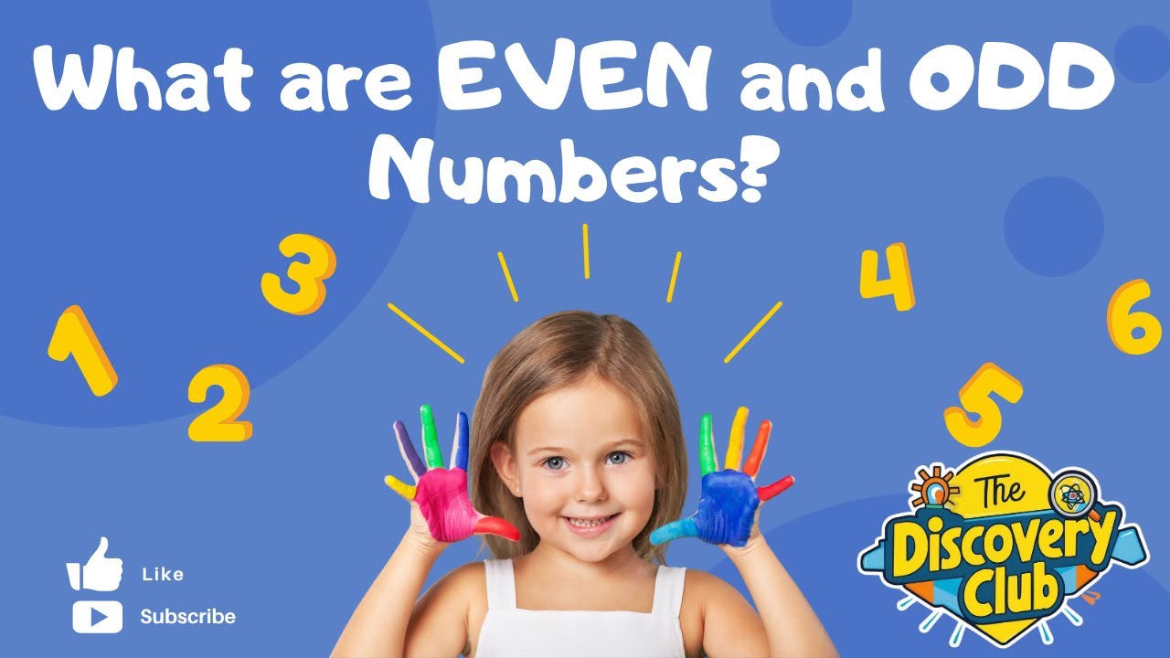 What Are Even and Odd Numbers? | Fun Math for Kids! - YouTube