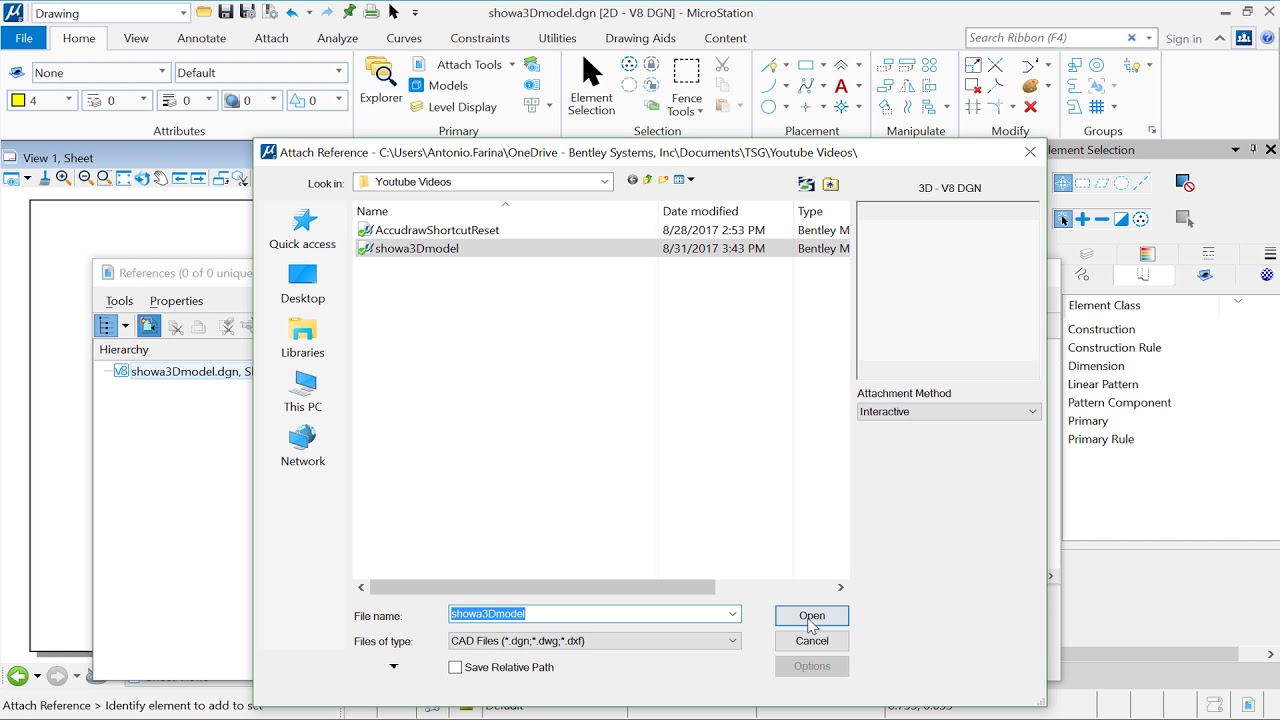 Adding A 3D Design Model Into A Sheet Model - YouTube