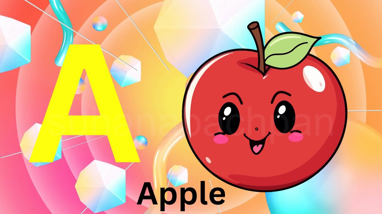 A is for Apple A A Apple / Popular Kids Learning ABC Phonics Song A to ...