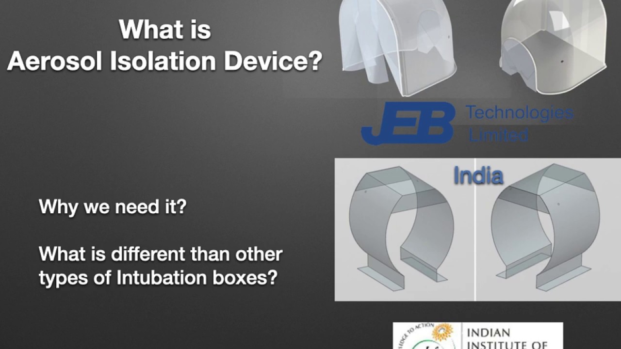 Aerosol Isolation CoVID19 Intubation box shield - YouTube