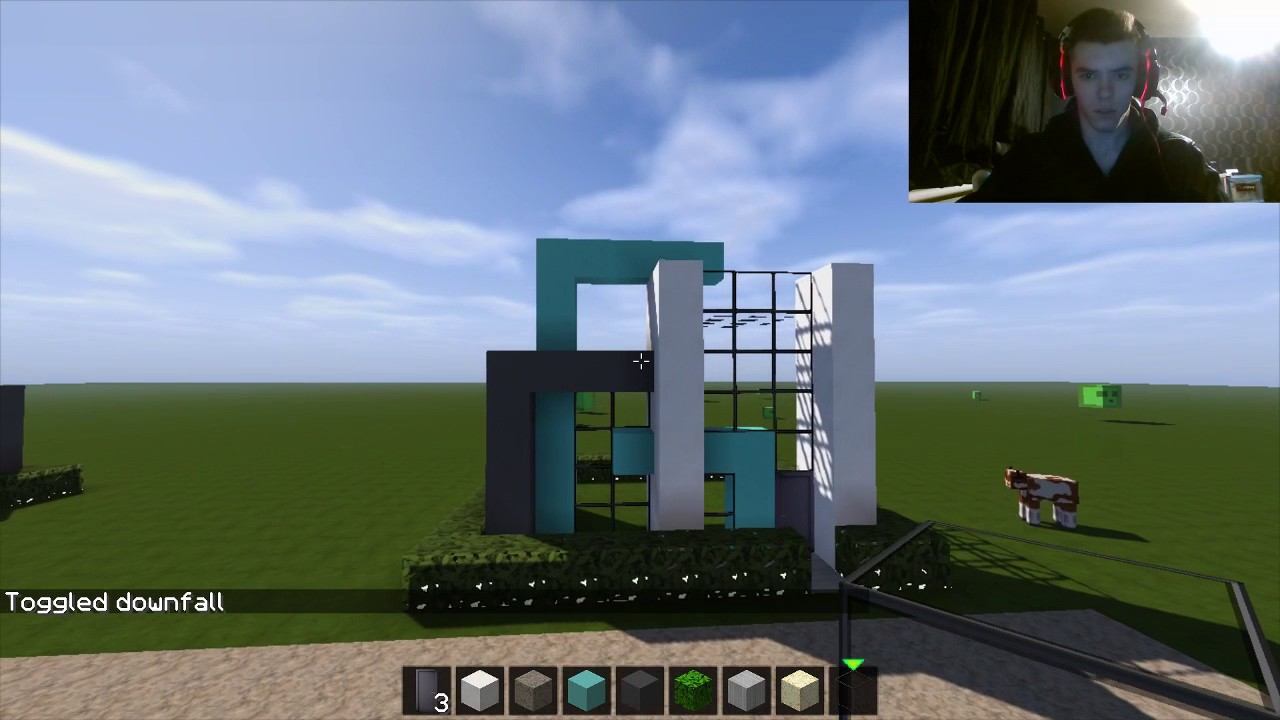 Minecraft 9x9 Modern House - part 1 - YouTube