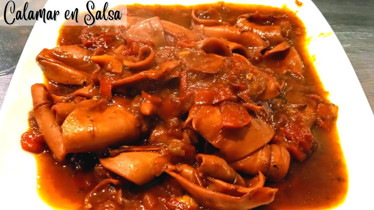 [ENG SUB] CALAMAR EN SU SALSA, RECETA FÁCIL Y DELICIOSA | CALAMARI IN ...
