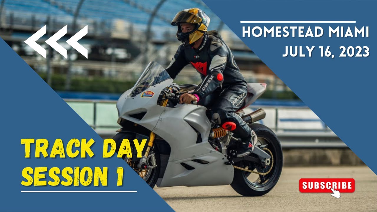 Day as a Ducati Rider - Florida Track Days - July 16, 2023 - Homestead ...