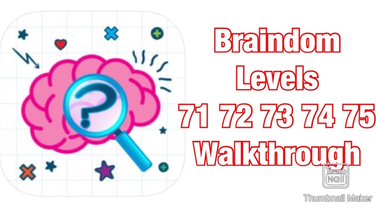Braindom : Levels 71 72 73 74 75 Walkthrough (Tricky Brain Puzzles ...