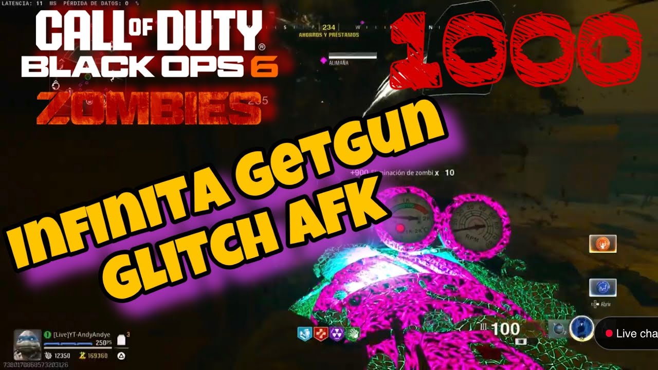 BO6 AFK GLITCH JETGUN MUNICION INFINITA RONDAS ILIMITADAS | BLACK OPS 6 ...