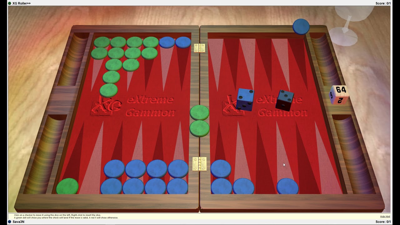 Backgammon One 267 - YouTube