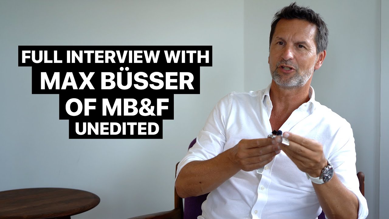 Full, unedited interview with Max Büsser of MB&F - YouTube