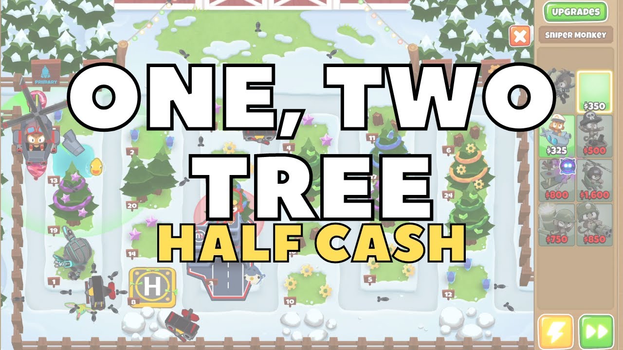 BTD6 One, Two Tree Half Cash - YouTube