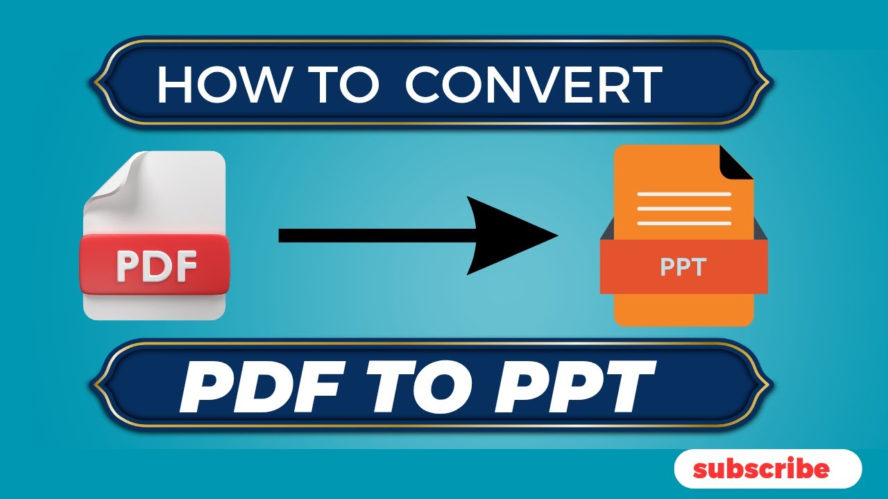 How I Convert PDF to PPT for FREE – Adobe Acrobat Trick! - YouTube