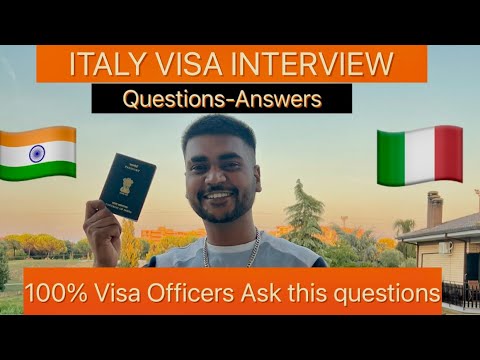 Italy student visa interview questions -Answers/ Indian student in ...