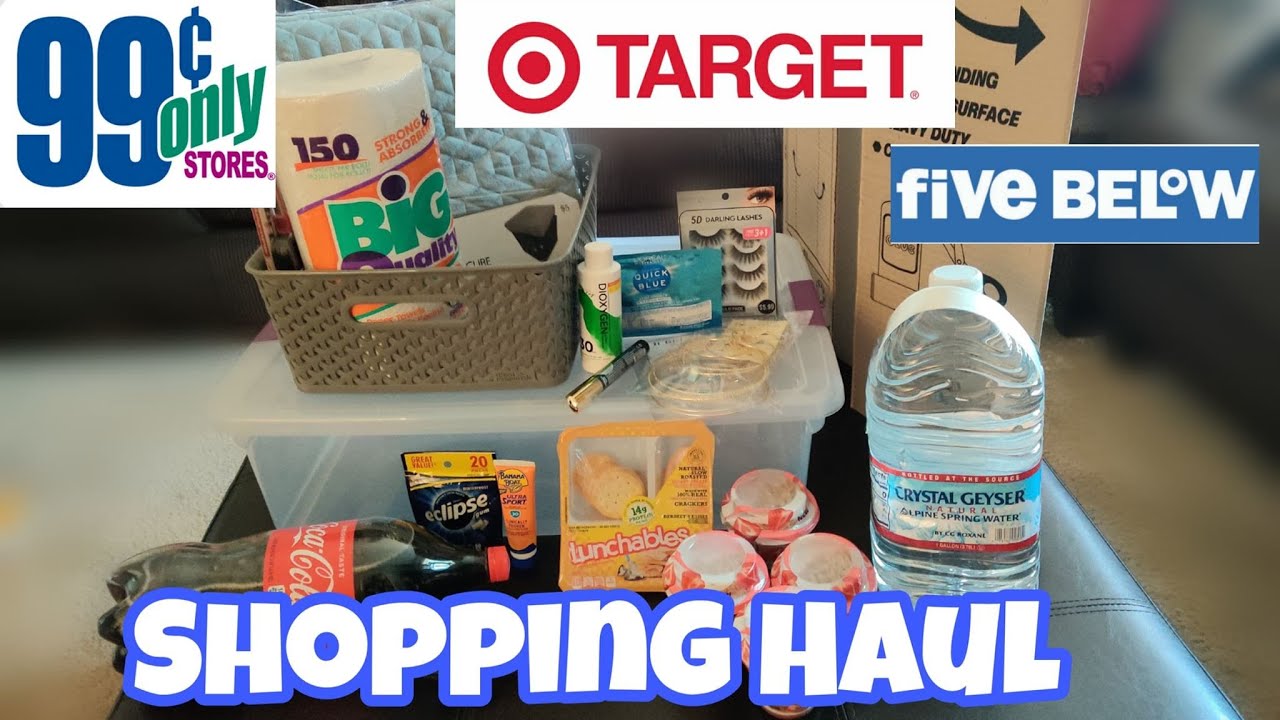 Shopping Haul | Target Haul | Dollar Tree Haul - YouTube