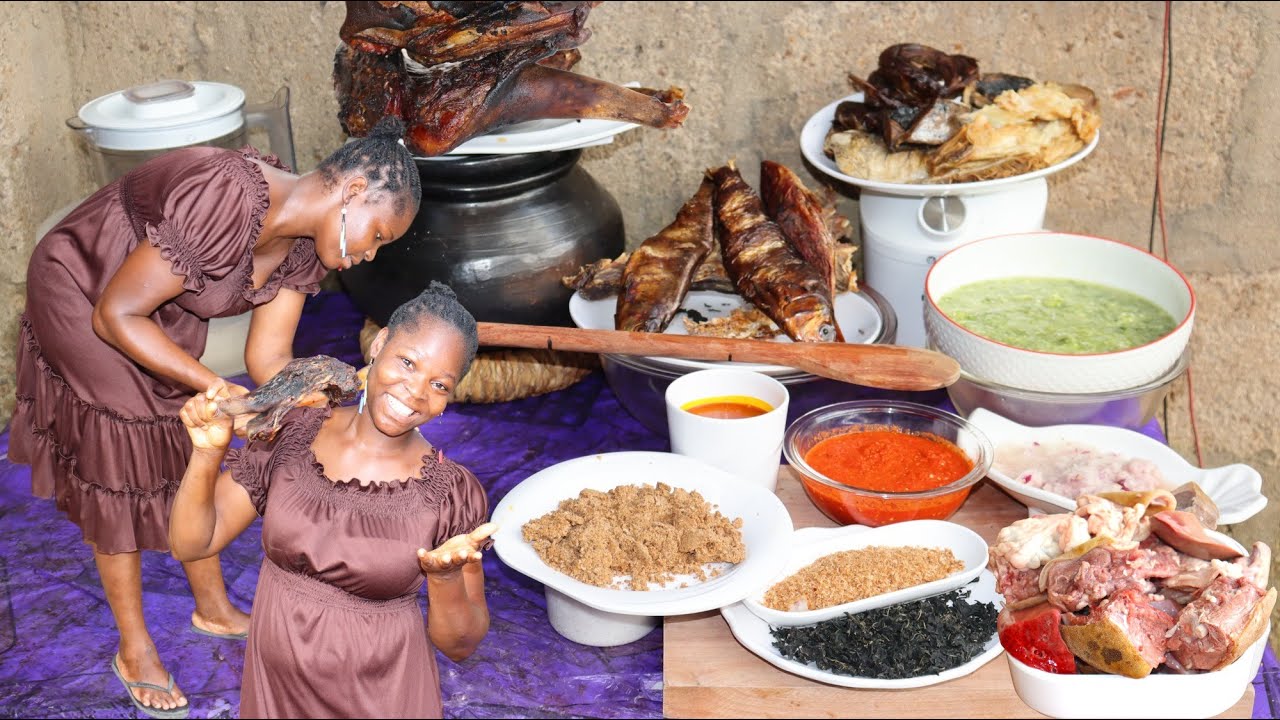 Cooking The Perfect Ogbono Soup Recipe / African Food Show !! # ...