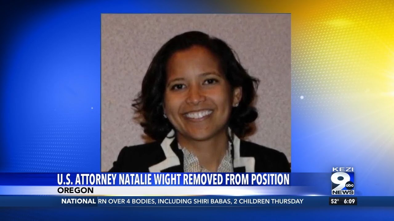 U.S. Attorney for Oregon Natalie Wight removed from position - YouTube
