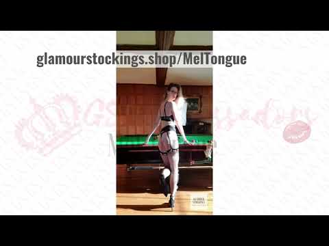 GS Ambassador Mel wearing Glamour Stockings
