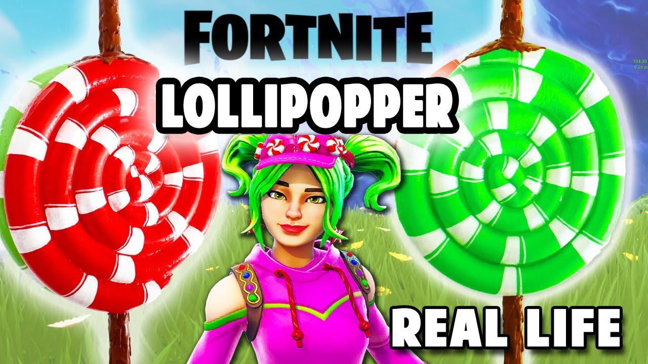 COMO HACER LOLLIPOPPER en la VIDA REAL!! DIY FORTNITE BATTLE ROYALE ...