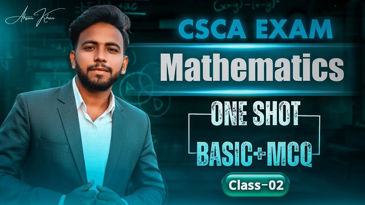 One Shot Demo Question Solve Basic to Advanced.CSCA Math Exam!!! - YouTube
