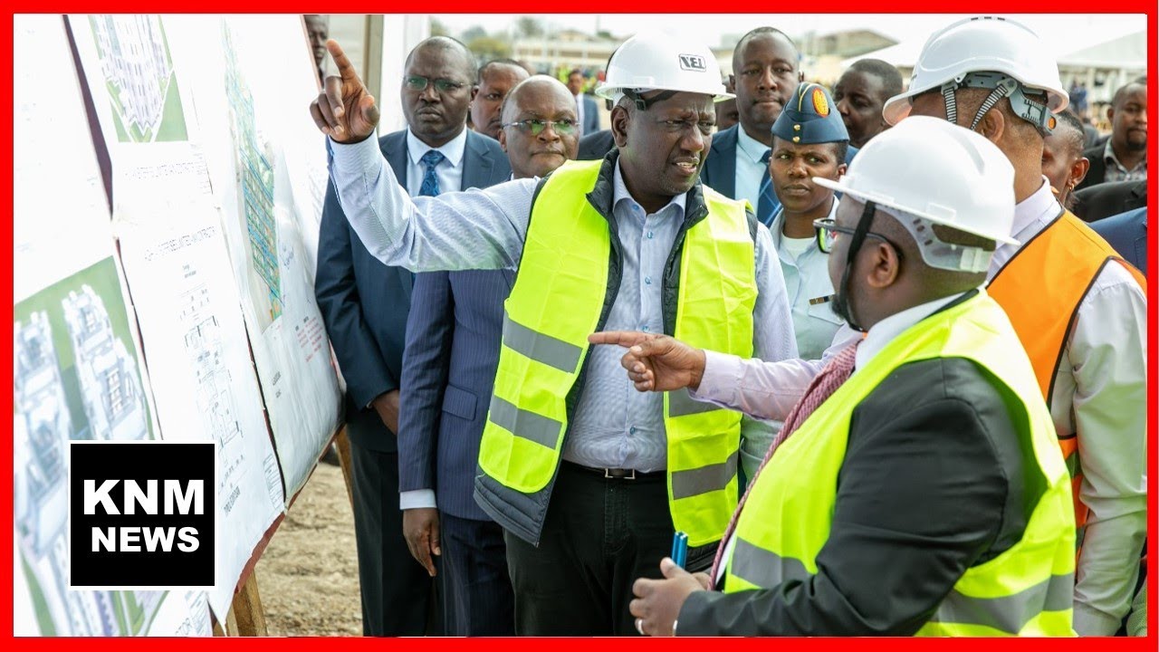 President William Ruto Inspects Ongoing Affordable Housing Project In